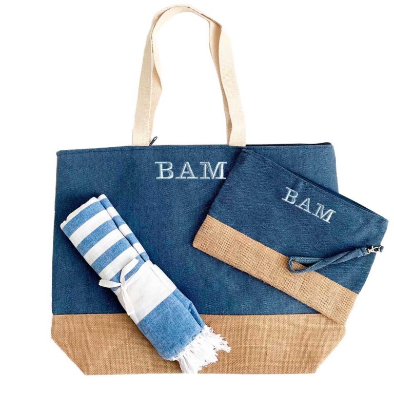 Set de playa: Bolso, toalla y neceser